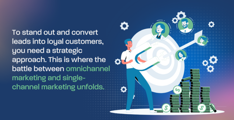 Omnichannel marketing vs. single channel marketing